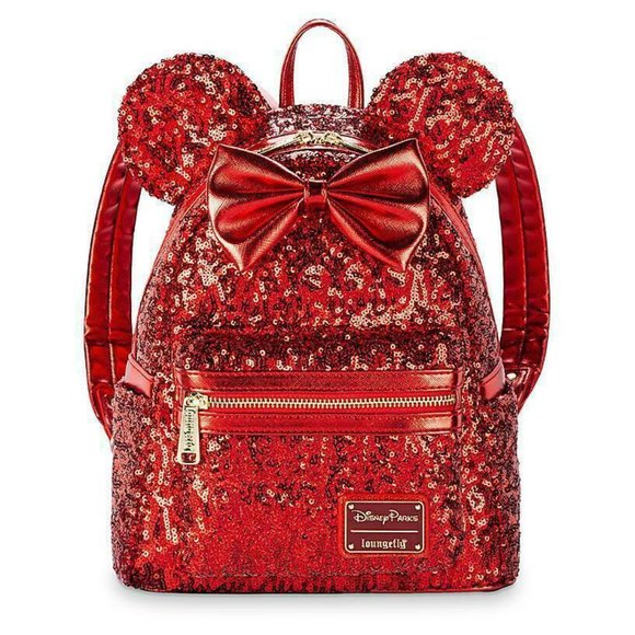 Loungefly | Bags | Disney Minnie Mouse Backpack Red Wishes Come True ...